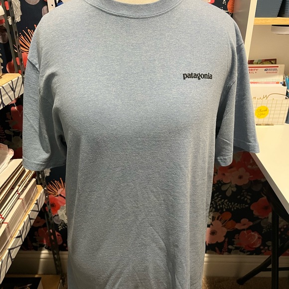 Patagonia | Shirts | Patagonia Logo Tshirt | Poshmark